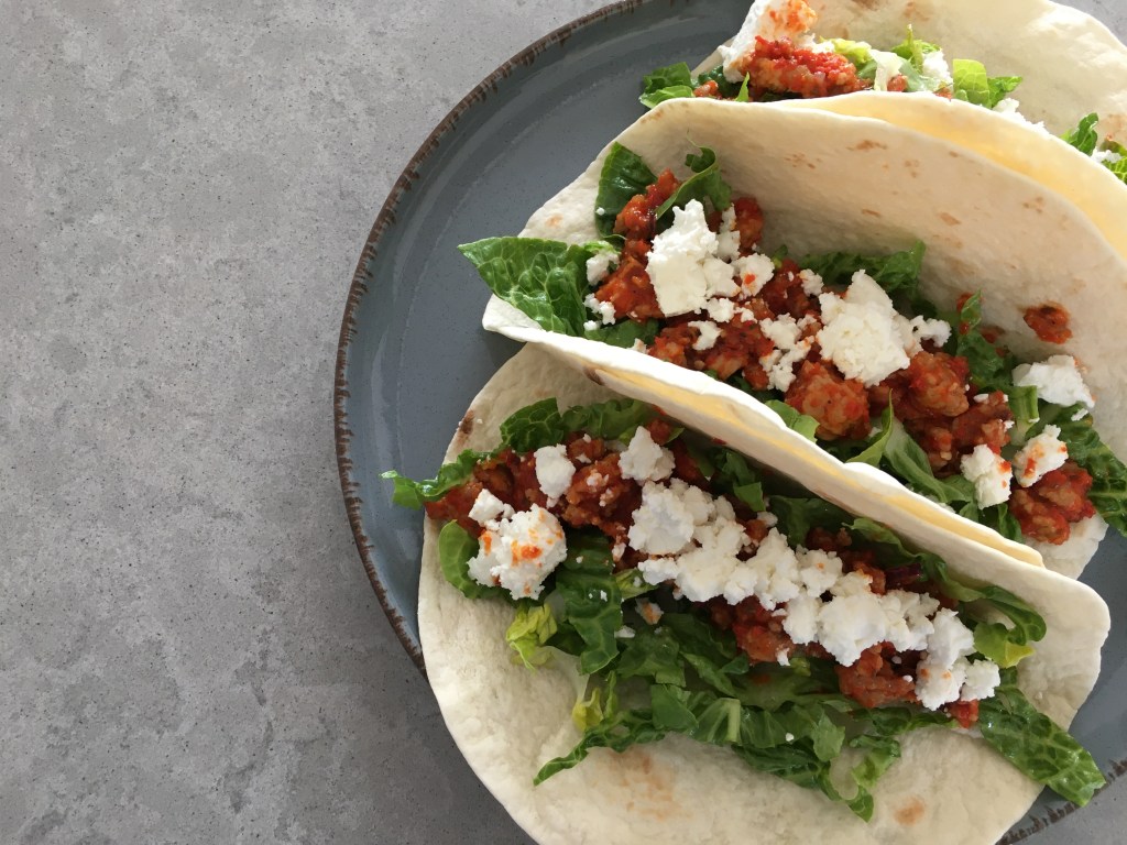 Knapperige taco’s met feta - Koken op den berg
